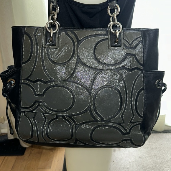 Coach | Bags | Coach Colette Leather Signature Overlay Handbag | Poshmark